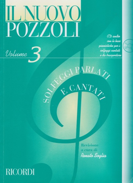 Pozzoli, Ettore: Il nuovo Pozzoli. Solfeggi parlati e cantati. III ...